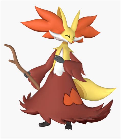 Delphox Shiny Hd Png Download Kindpng