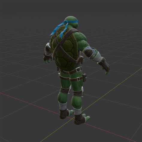 Leonardo Fortnite 3d Model By Shevraar