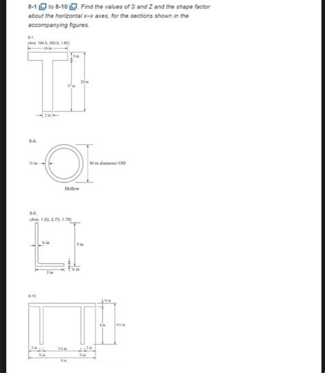8 1 To 8 10 Find The Values Of S And Z And The
