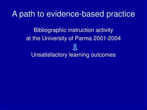 Ppt Evidence Based Librarianship And Information Literacy Powerpoint Presentation Id5418796