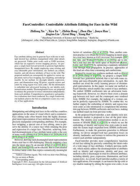 facecontroller controllable attribute editing for face in the wild