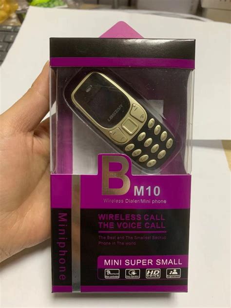 Мини телефон, черен със златно, мини телефон Нокия, малък 3310, L8Star ...