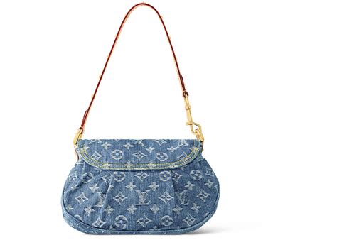 Louis Vuitton Sunset Bag Monogram Denim Blue In Cotton Denim With Gold Tone Us