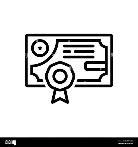 Icon For Certificates Stock Vector Image And Art Alamy