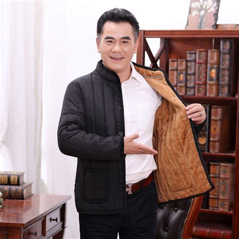 反季清仓中年男立领加绒加厚内胆爸爸装棉衣中老年男棉袄冬装保暖博雅服饰欢迎您