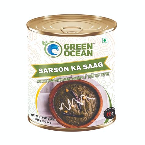 Natural Canned Sarson Ka Saag 850 Gm Packaging Type Tin Can At ₹ 90