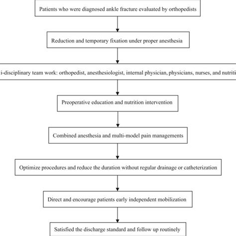The Eras Protocol For Ankle Fracture Patients Download Scientific Diagram