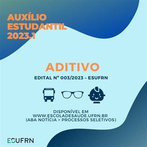 Escola De Saúde Divulga Aditivo Referente Ao Edital 003 2023 Dos