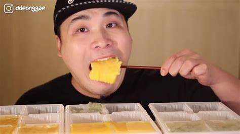 떵개떵 탱클탱클 푸딩 먹방~ 리얼사운드 Social Eating Mukbangeating Show Youtube
