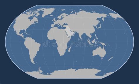 Arabian Tectonic Plate Contour Kavrayskiy Vii Stock Illustration Illustration Of Landslide