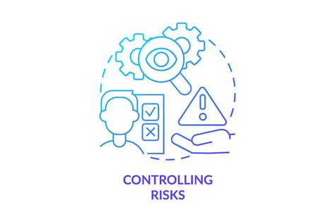 Controlling Risks Svg Icon Outline Icons ~ Creative Market