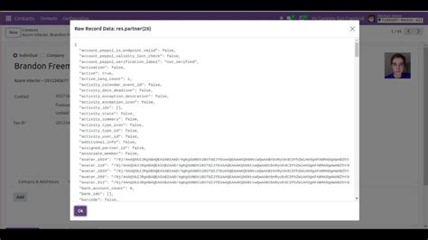 Odoo 17 View Raw Record Data Option In Debug Mode Odoo Developers