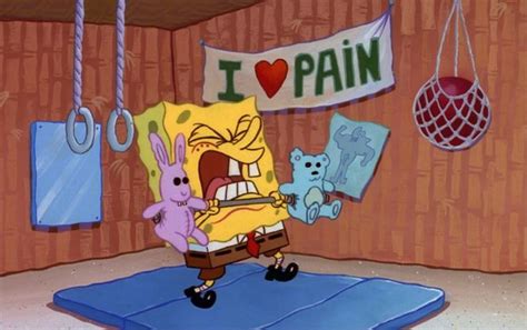 Spongebob Exercising