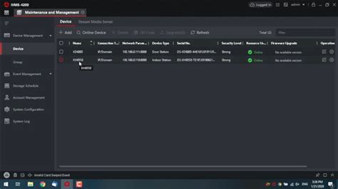 Entry By User Card And Password To Hikvision Nd Gen Modular IP Intercom System Setup Pipl System