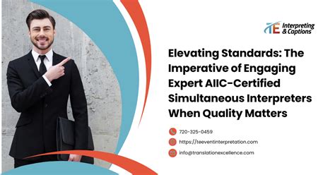 Elevating Simultaneous Interpreting The Significance Of Iso