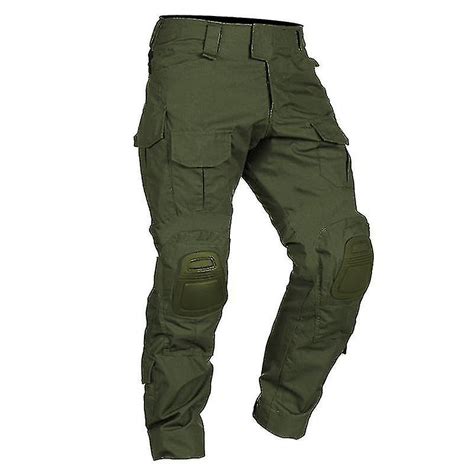 Men Combat Pants With Knee Pads Army Military Airsoft Tactical Cargo