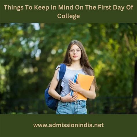 Things To Keep In Mind On The First Day Of College
