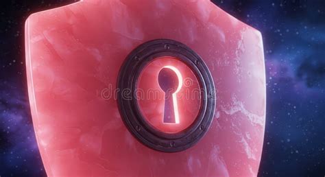 Cybersecurity Shield Digital Fortress Protecting Data With Innovation Stock Illustration