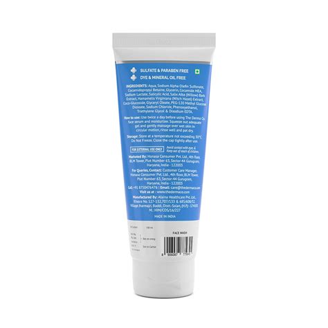 The Derma Co Salicylic Acid Gel Face Wash Ml Price Uses Side Effects Composition