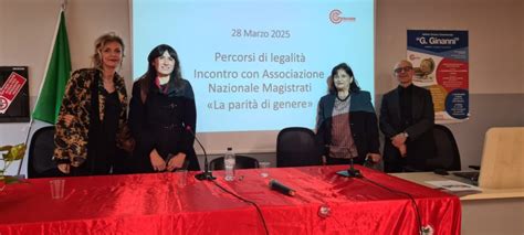 La Magistrata Elena Orlandi Ospite Allistituto Ginanni Per Parlare Di