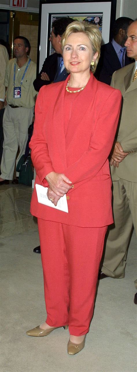 Hillary Clintons Best Pantsuits Clinton Rainbow Pant Suits