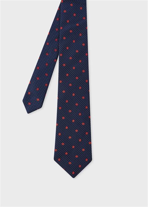 Navy Polka Dot Tie