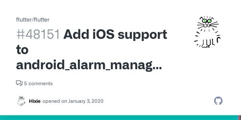 Add IOS Support To Android Alarm Manager BGTaskScheduler Issue