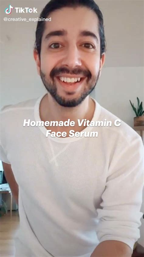 Homemade Vitamin C Face Serum Men Skin Care Routine Natural Anti
