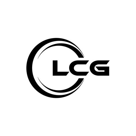 Lcg Letter Logo Design In Illustration Vector Logo Calligraphy