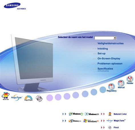 Handleiding Samsung Syncmaster T Pagina Van Nederlands