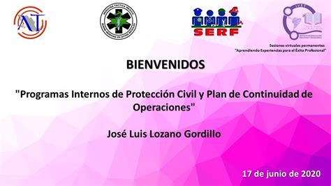 Programas Internos De Protecci N Civil Y Plan De Continuidad De
