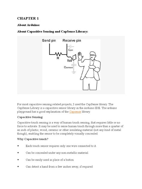 Project Report Capacitive Proximity Sensor Using Arduino Pdf Arduino Computer Program