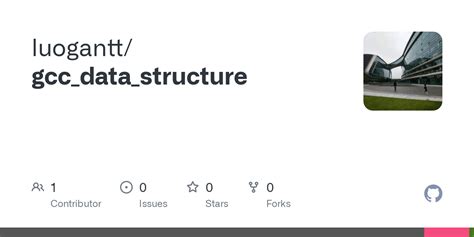 GitHub Luogantt Gcc Data Structure
