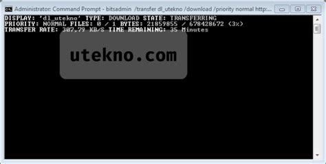 Cara Download File Menggunakan Command Prompt Utekno
