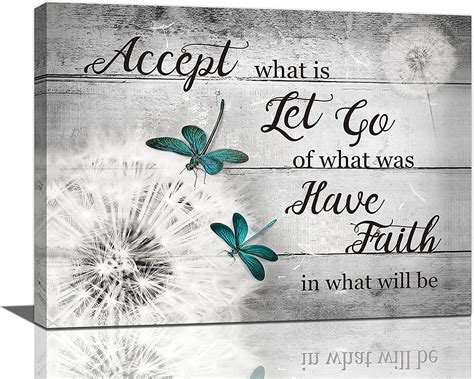 Aefer Black And White Dandelion Wall Art Teal Dragonfly Pictures Wall