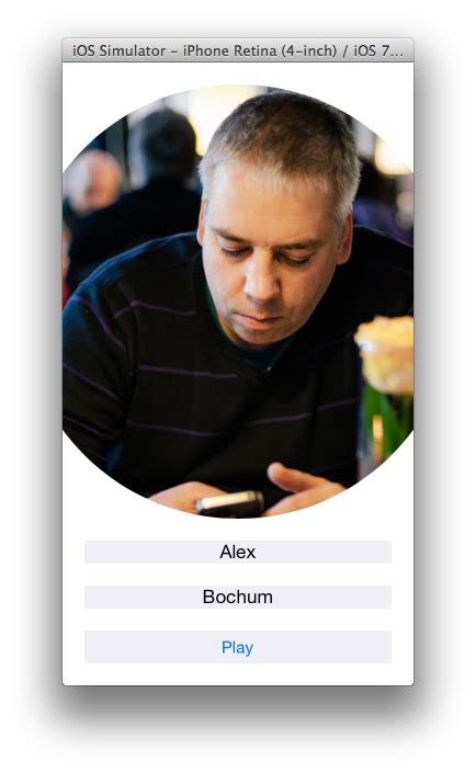 Ios How To Specify Square Actually Round Avatar In Xcode 5