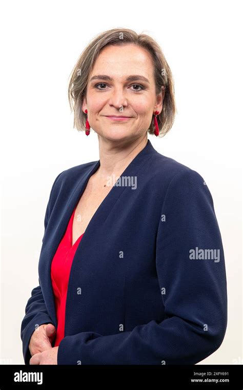 Brussels Belgium 04th July 2024 Vlaams Belangs Barbara Pas Poses During A Photoshoot