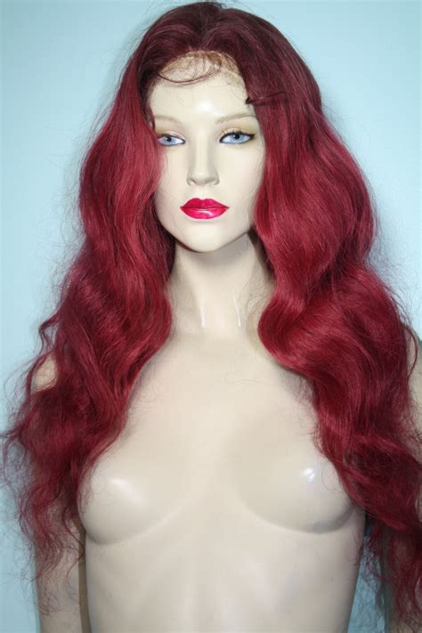 Glueless Silk Top Remi Remy Full Lace Wig Indian Human Hair Etsy
