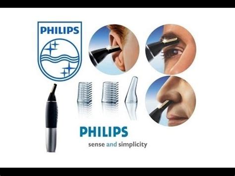 Philips NT9110/60 Norelco Nose, Ear & Eyebrow Trimmer Unboxing - YouTube