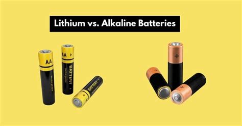 What Are The Differences Between Lithium And Alkaline Batteries