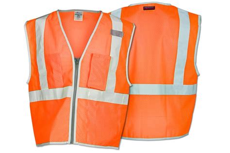 Kishigo Class 2 Brilliant Series Economy 3 Pocket Zipper Mesh Vest