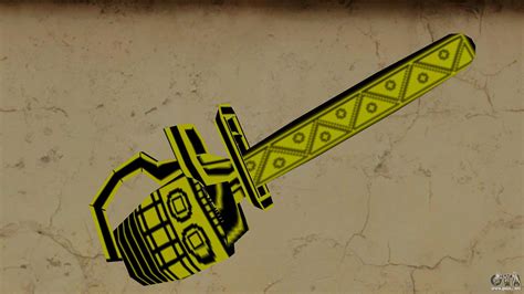 Gold Chainsaw Para Gta Vice City