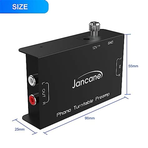 Phono Turntable Preamp Phonograph Preamplifier With Rca Input Rcatrs