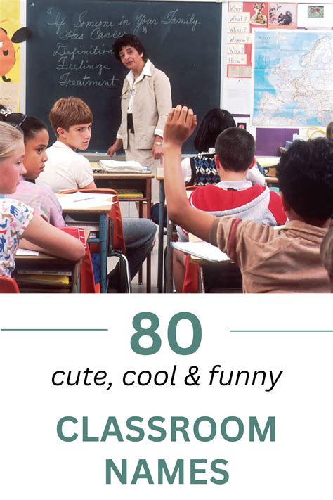 80 Creative Classroom Names Cute Funny Cool Kindergarten Names Classroom Elementary Class