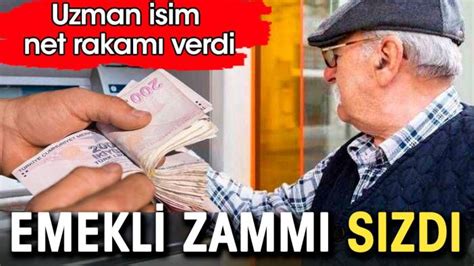 Emeklinin Temmuz zammı sızdı SGK uzmanı son rakamı verdi