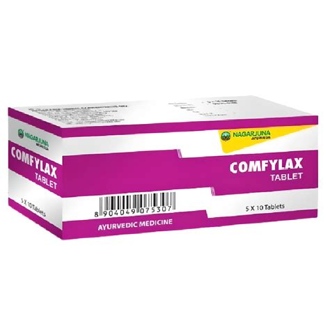 Nagarjuna Ayurveda Comfylax Tablet Pack Of 50 Nos Useful In Easy