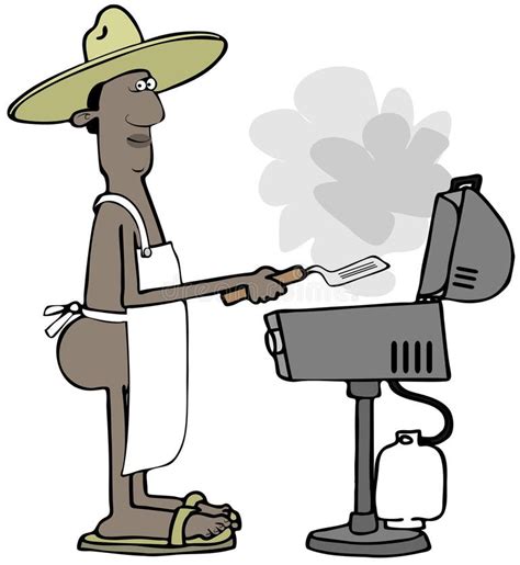 Man Cooking Apron Stock Illustrations 5097 Man Cooking Apron Stock