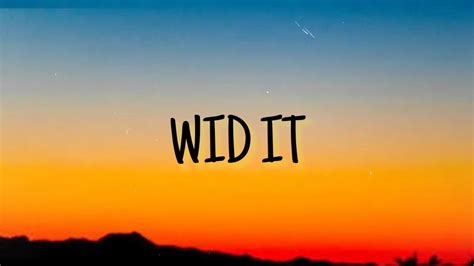 Tion Wayne Wid It Lyrics Arrdee Youtube