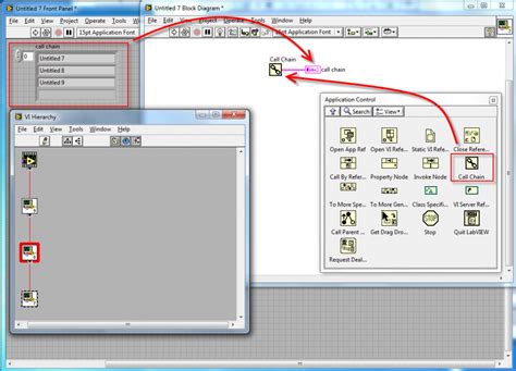 Determine Applications Call Stack From Subvi Application Design
