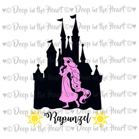 Disney Rapunzel Tower Silhouette